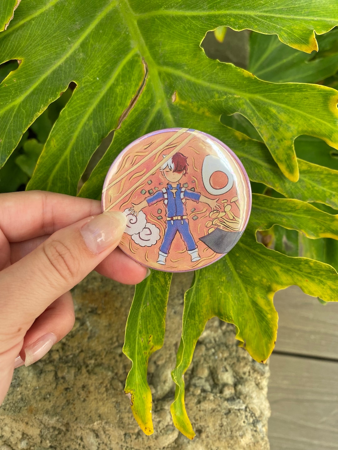 Todoroki (MHA) Badge - Etsy