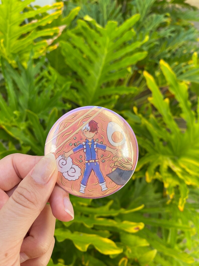 Todoroki MHA Badge - Etsy