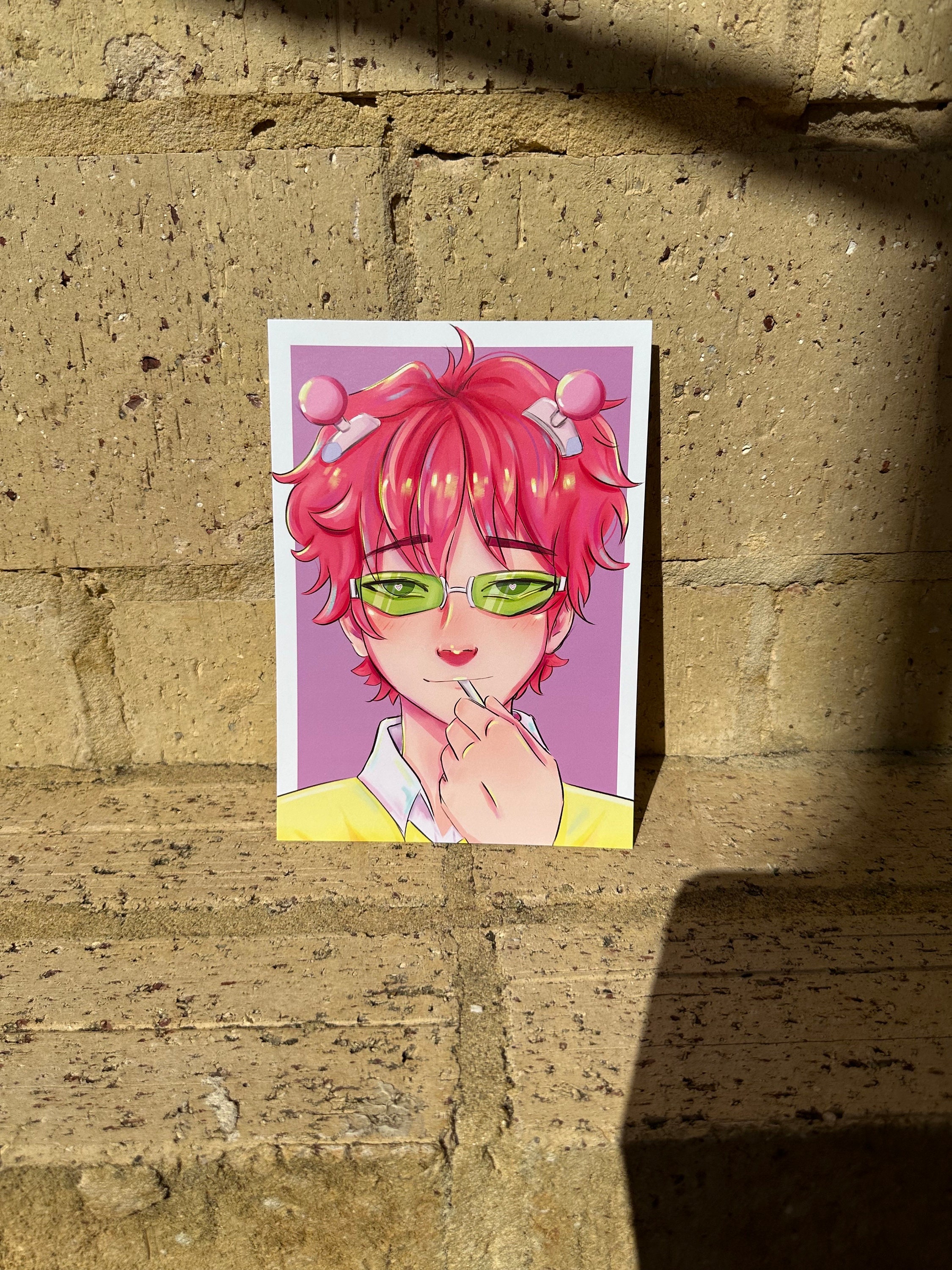 Saiki K Print - Etsy