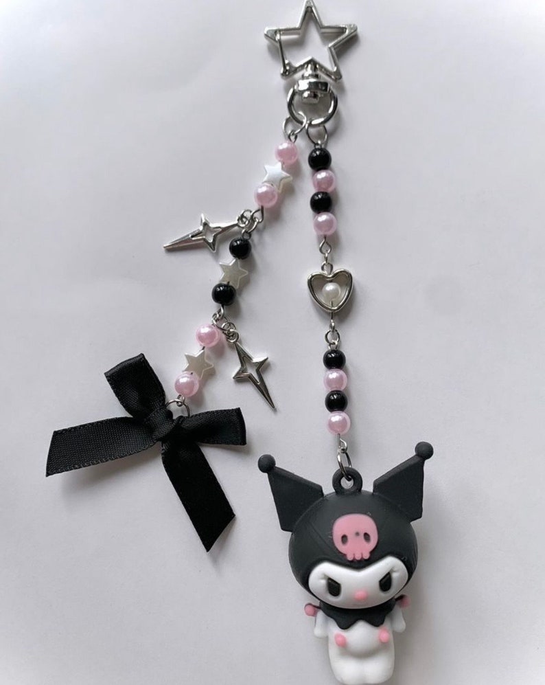 Kuromi Keychain - Etsy