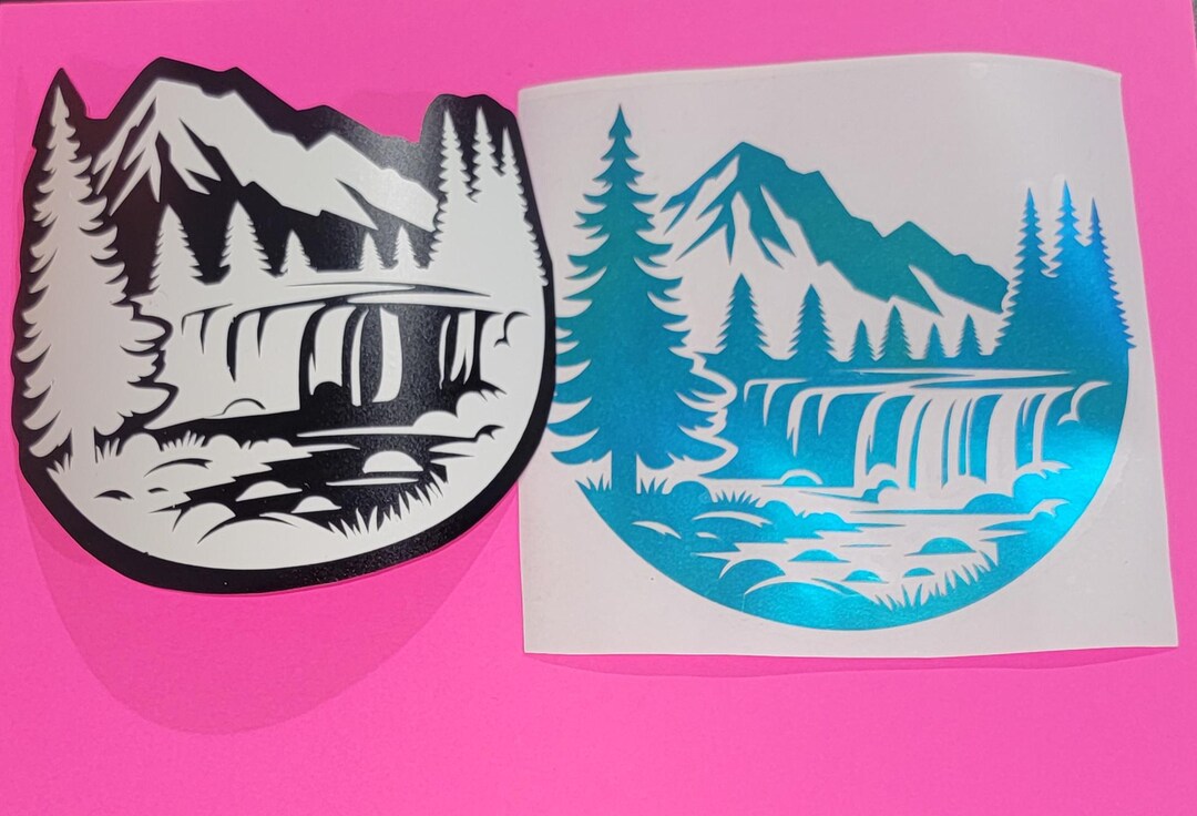 Better in the Mountains Sticker, Nature Scene Decal, Camping Lovers ...