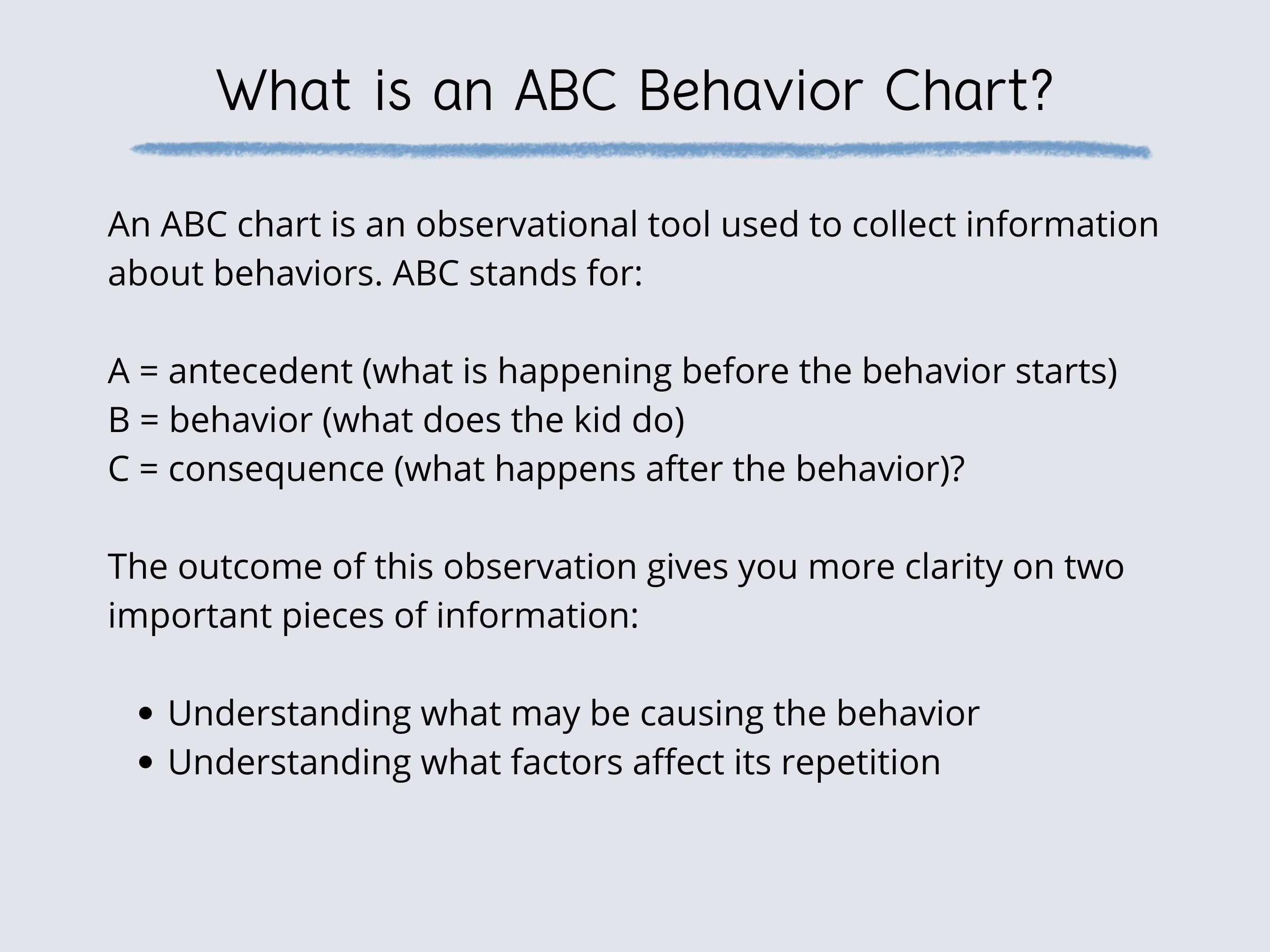 ABC Behavior Chart Behavior Analysis Consequence Chart Behavior Tracker ...