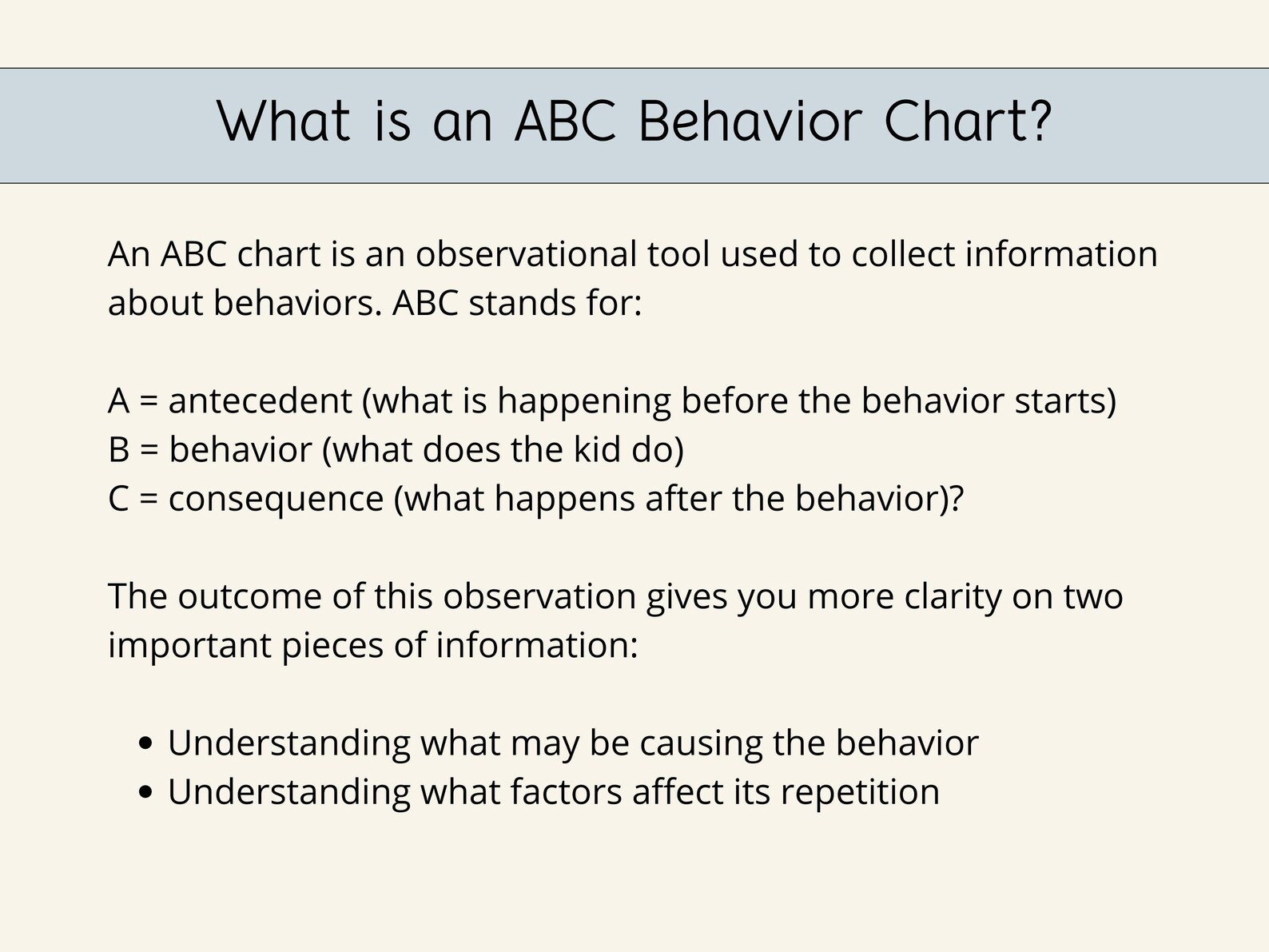 Editable ABC Behavior Chart | Consequence Chart | Behavior Tracker | BC ...