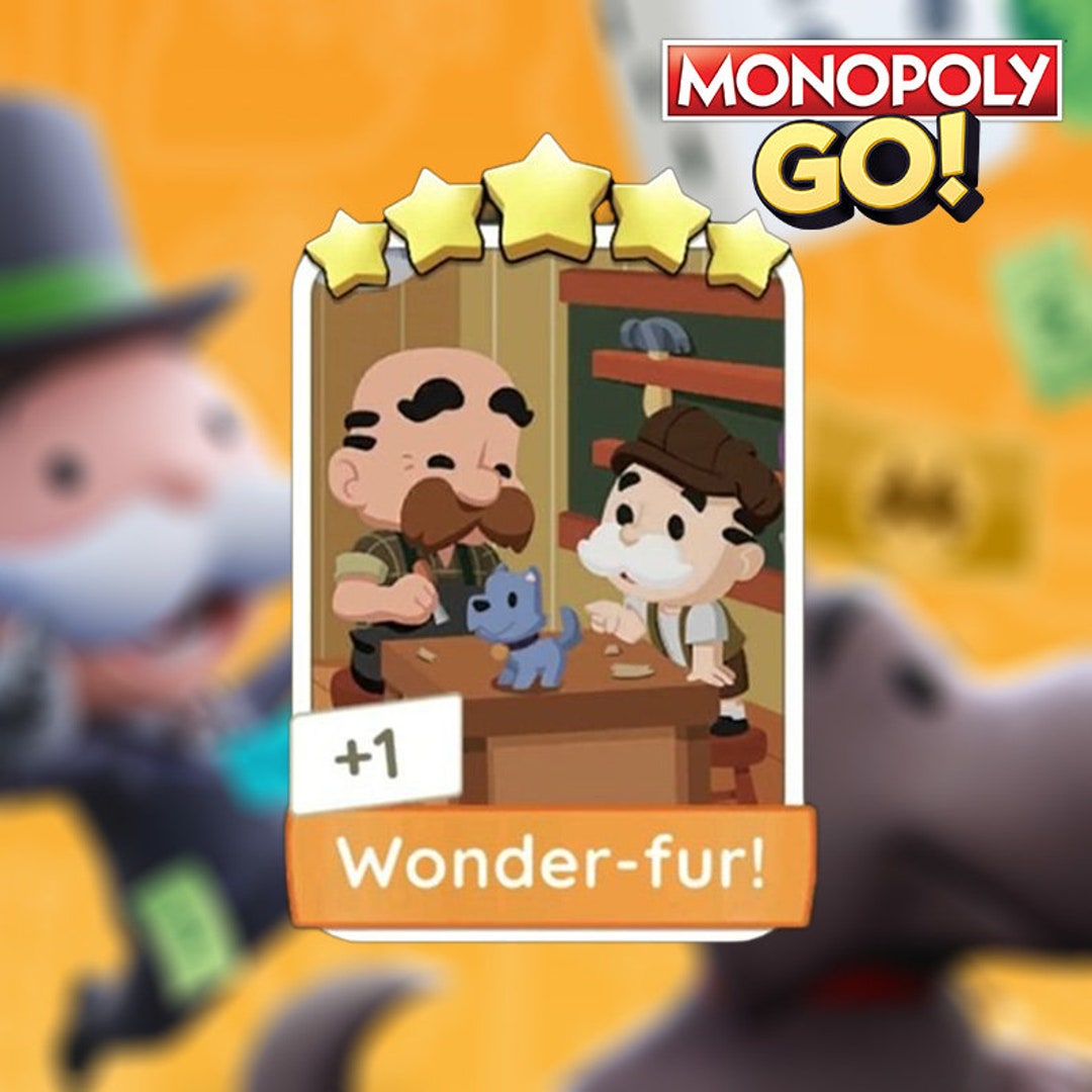 Wonder-fur Set 15 Monopoly Go Sticker fast Delivery - Etsy