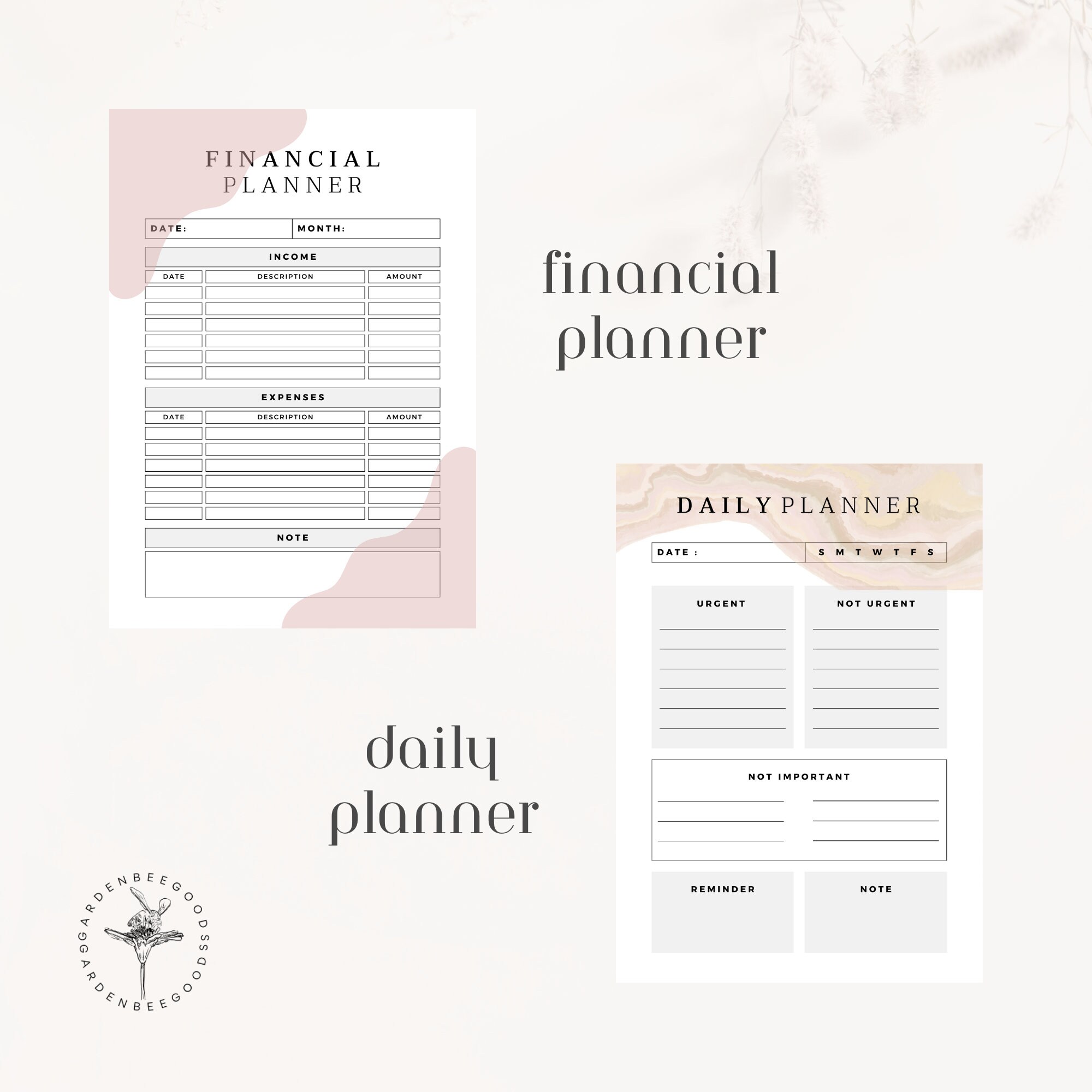 Printable 2024 Planner Template - Etsy