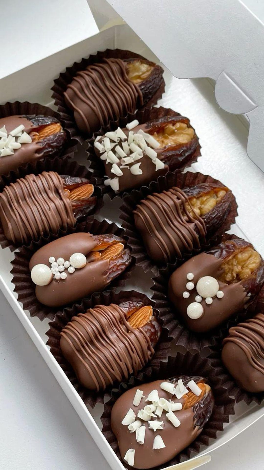 Dates Chocolate, Dates, Stuffed Dates, Chocolate Dates, Nutty Dates ...