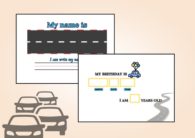 Printable Kids Busy Book Transportation Theme - Etsy