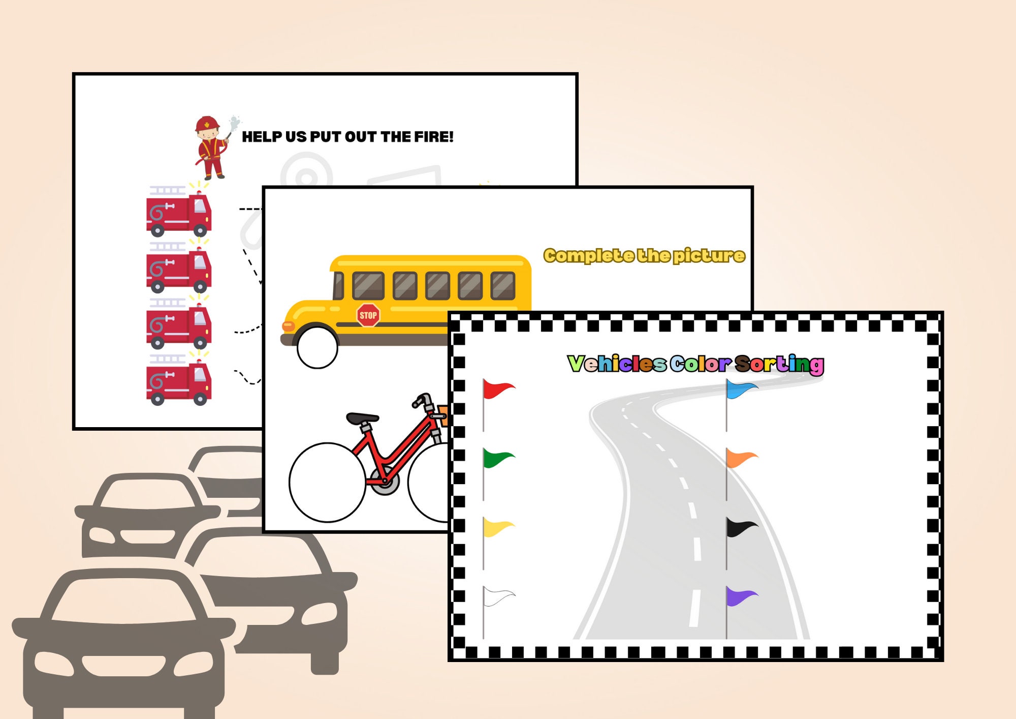 Printable Kids Busy Book Transportation Theme - Etsy