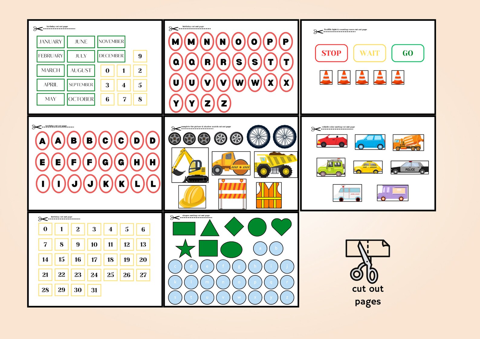 Printable Kids Busy Book Transportation Theme - Etsy