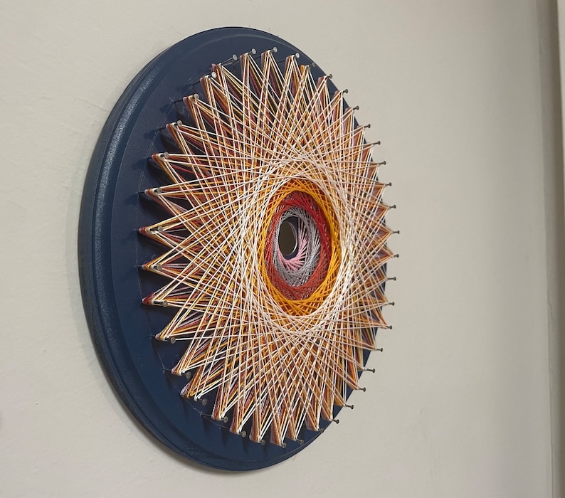 Mandala , String Art , Wall Décor, Nails, Thread. - Etsy