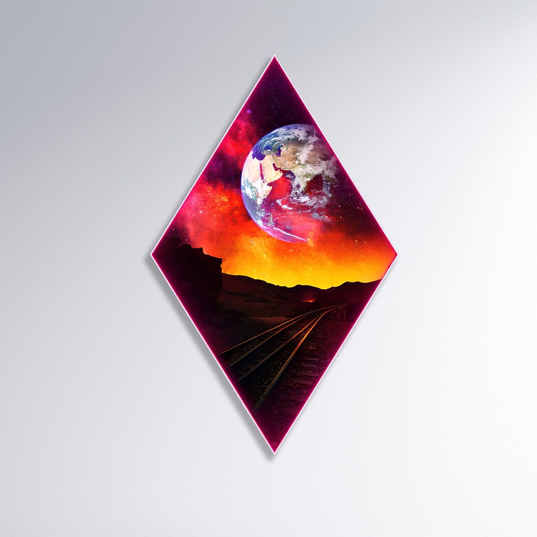 Cosmic Metal Wall Decor, Space Wall Hangings, Space Home Decor ...