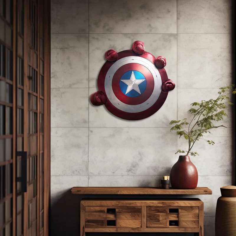 Captain America Shield Metal - Etsy