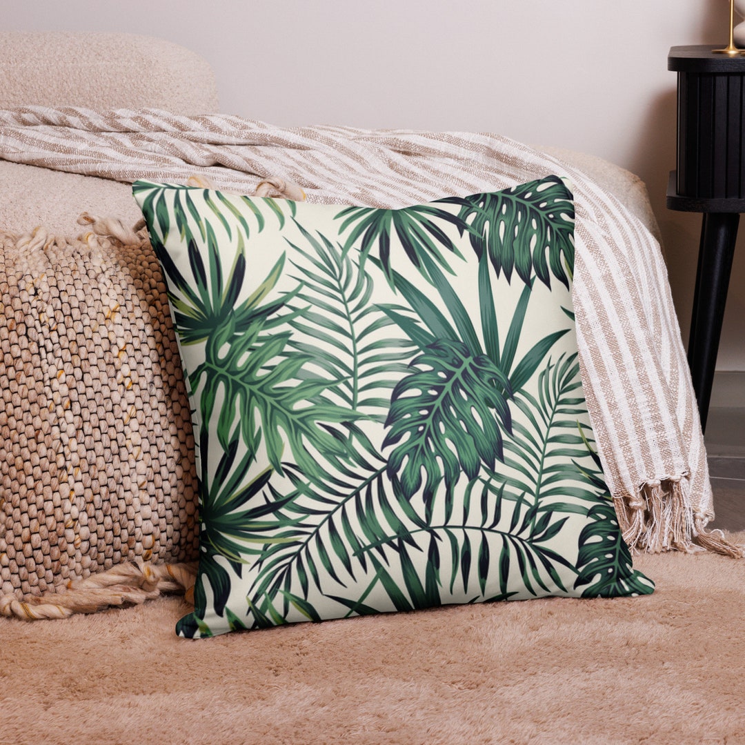 Plant Design Pillow - Etsy