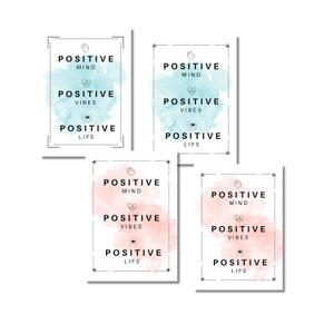 Positive Affirmations Watercolor Art Prints, Home Decor (digital ...