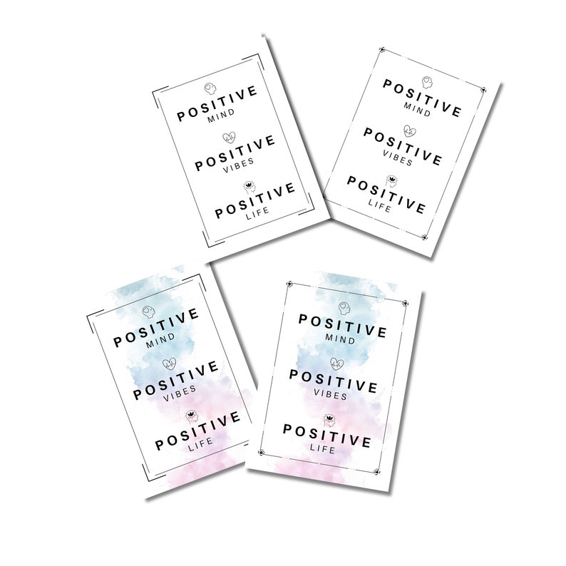 Positive Affirmations Watercolor Art Prints, Home Decor (digital ...