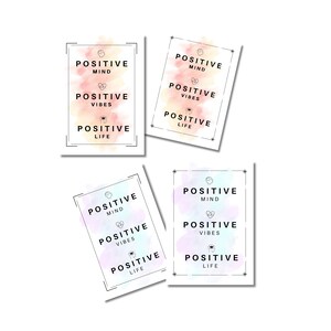 Positive Affirmations Watercolor Art Prints, Home Decor (digital ...
