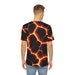 Lava Rock Pattern T-shirt Earth Fire Element Shirt Cracked Molten Magma ...