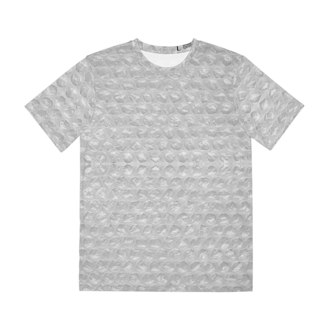 Funny Bubble Wrap Graphic T Shirt - Gag Air Plastic Packaging Unisex ...