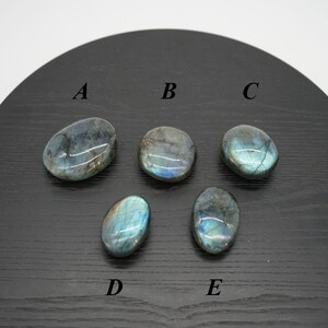 Green Flash ~ Labradorite Palm Stones, Crystal, Pocket Stones ...