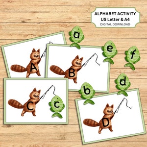 Fishing Alphabet, Alphabet Activity, Alphabet Matching, Uppercase ...