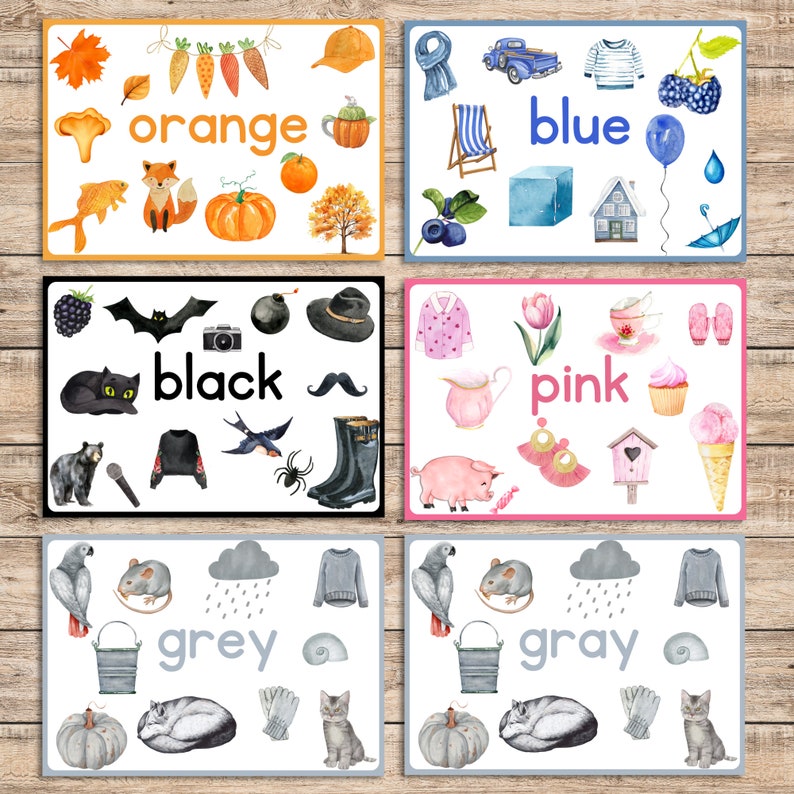 Colour Posters, Colour Jumbo Flashcards, Classroom Colour Posters ...
