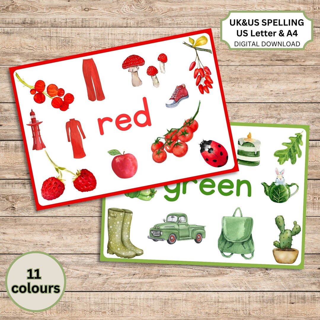 Colour Posters, Colour Jumbo Flashcards, Classroom Colour Posters ...
