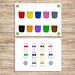 Colour Cats Matching Game, Colour Matching Worksheet, Colour Matching ...