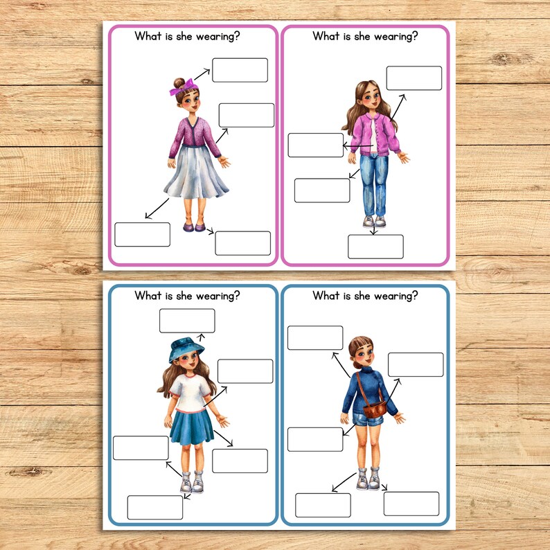 Clothes Flashcards, Clothes Vocabulary, Clothes Matching Game, Clothes ...