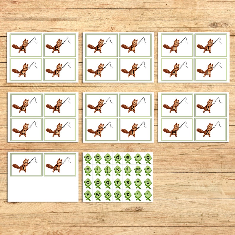 Fishing Alphabet, Alphabet Activity, Alphabet Matching, Uppercase ...