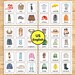 Clothing Flashcards, Clothes&accessories Flashcards, Clothes Vocabulary ...