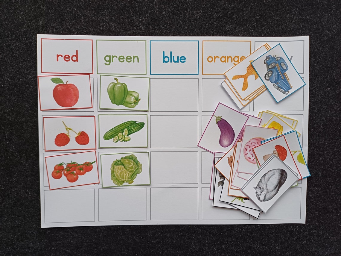 Colour Sorting, Colour Sorting Activity, Colour Matching, Colour ...