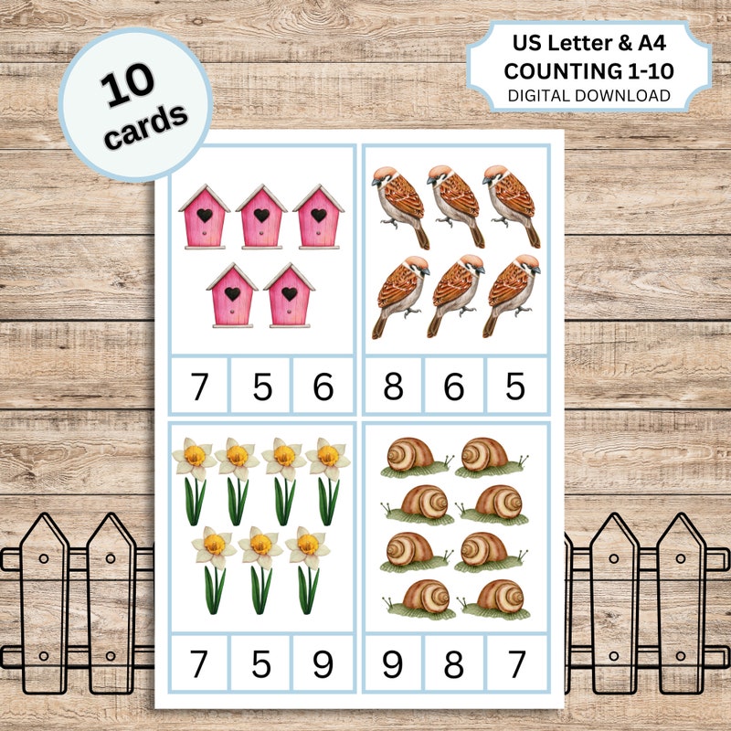 Counting Game - Etsy