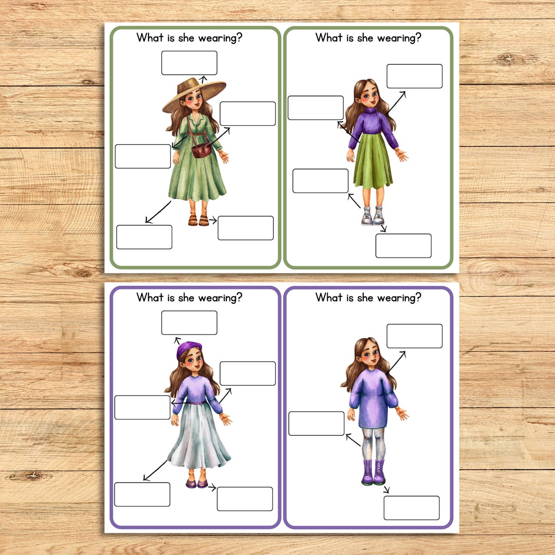 Clothes Flashcards, Clothes Vocabulary, Clothes Matching Game, Clothes ...