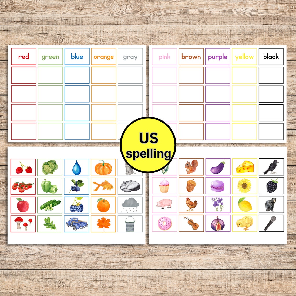 Colour Sorting, Colour Sorting Activity, Colour Matching, Colour ...