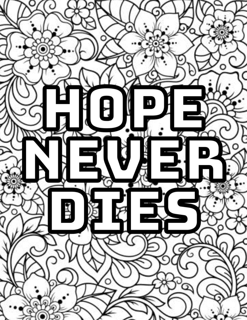 30 Motivational Coloring Pages for Mental Health and Relaxation ...