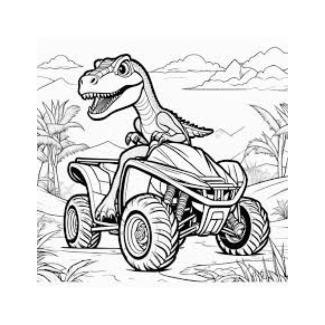 50 Dinosaur Coloring Pages - Etsy