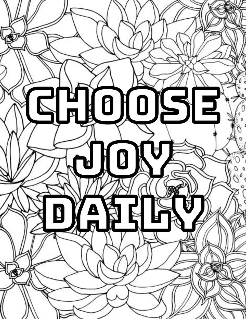 30 Motivational Coloring Pages for Mental Health and Relaxation ...