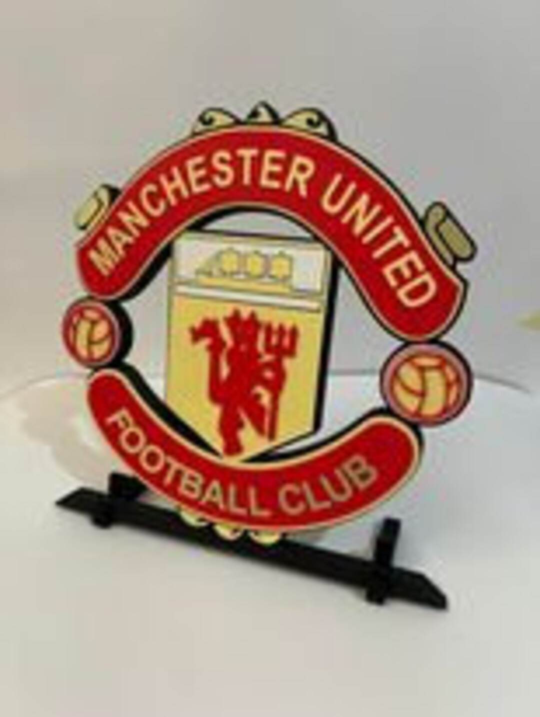 Manchester United 3D Printed Football Badge - Etsy