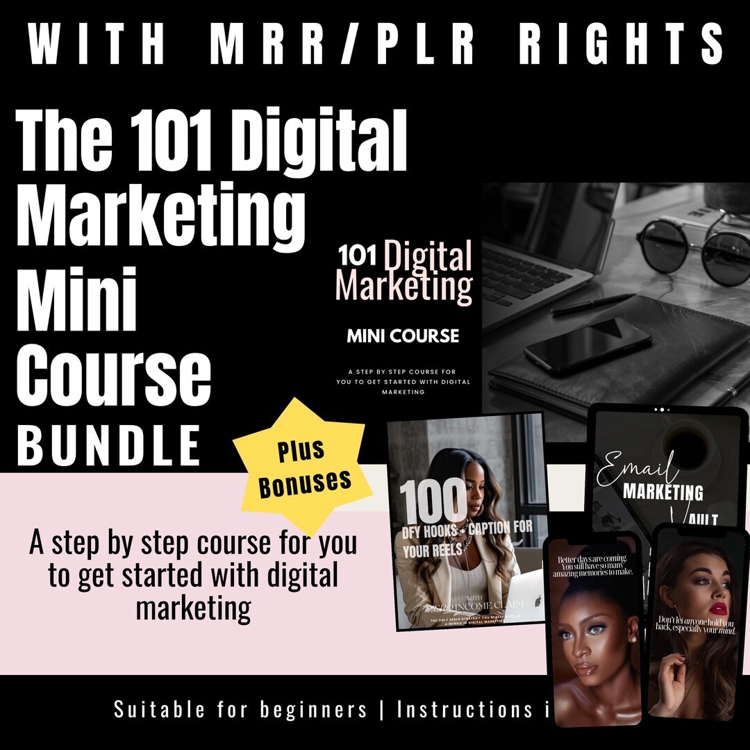 The Digital Marketing Mini Course With PLR MRR: A Step-by-step Course ...