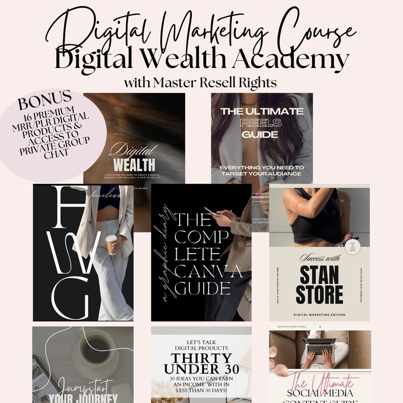 MRR Digital Wealth Academy DWA Vol 2,digital Marketing Course Master ...