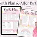 Printable Birth Plan,after Birth Plan Checklist,labor and Delivery ...
