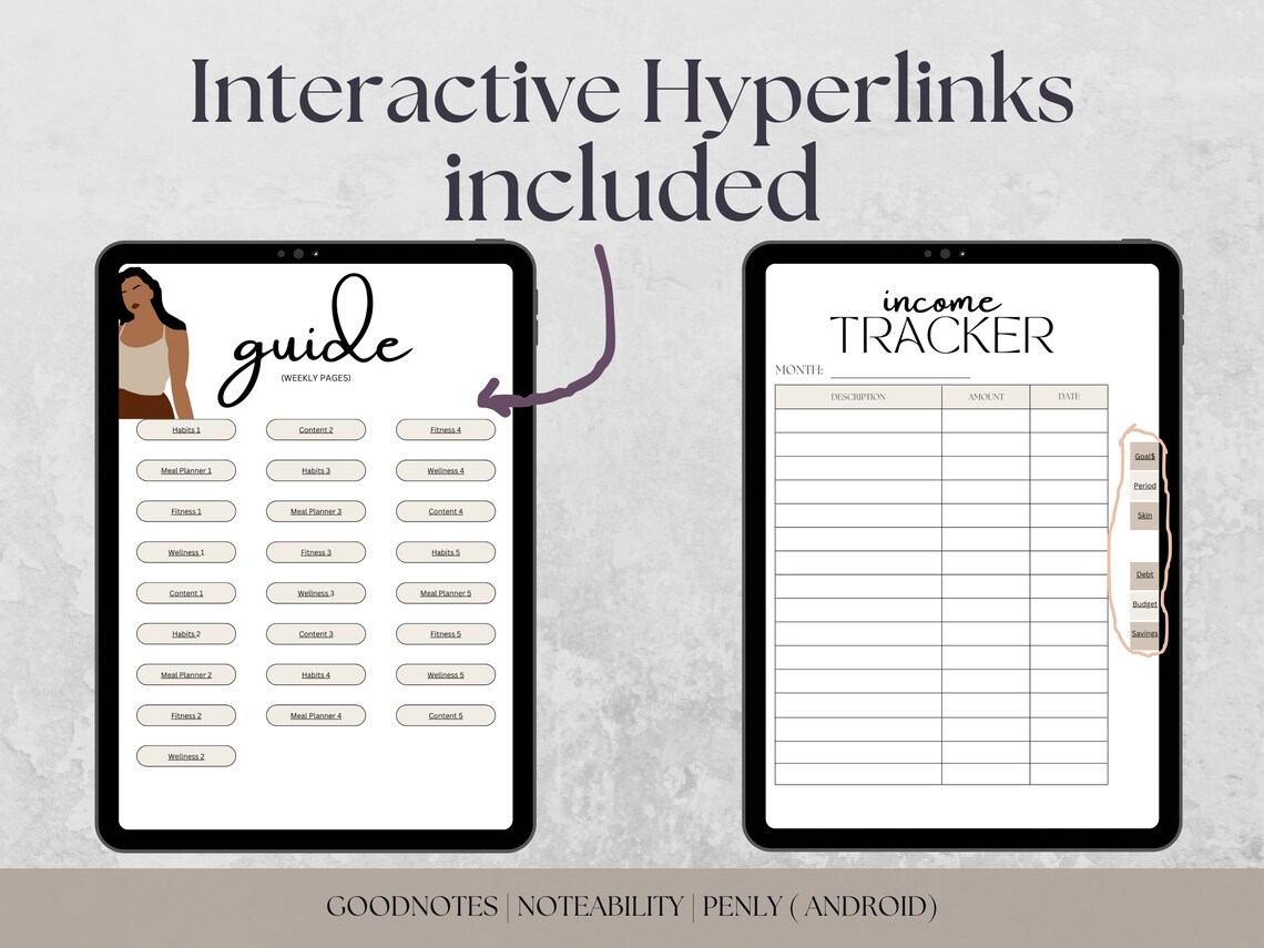 Girl Boss Planner,digital 2024 Planner,2024 Daily,weekly Monthly ...