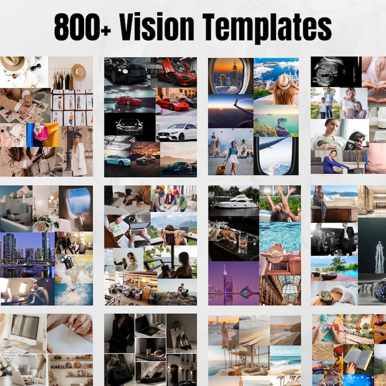2025 Printable Vision Board Bundle With 800 Printable Photos ...