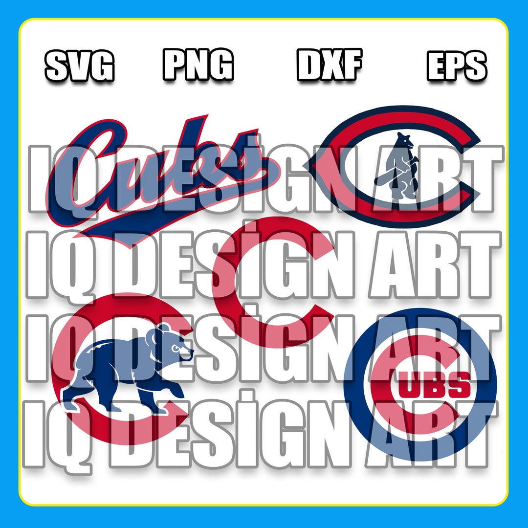 Chicago Cubss SVG PNG, Svg Sports Files, Svg for Cricut, Clipart ...