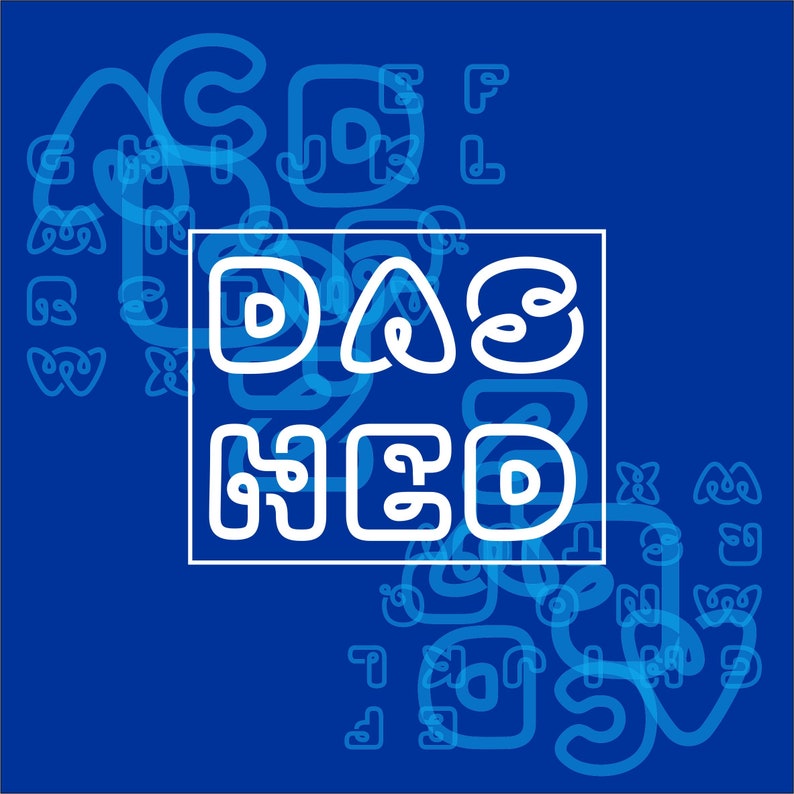 PLY Dashed Font Dashed SVG Cricut Silhouette Font Stitched Letters ...