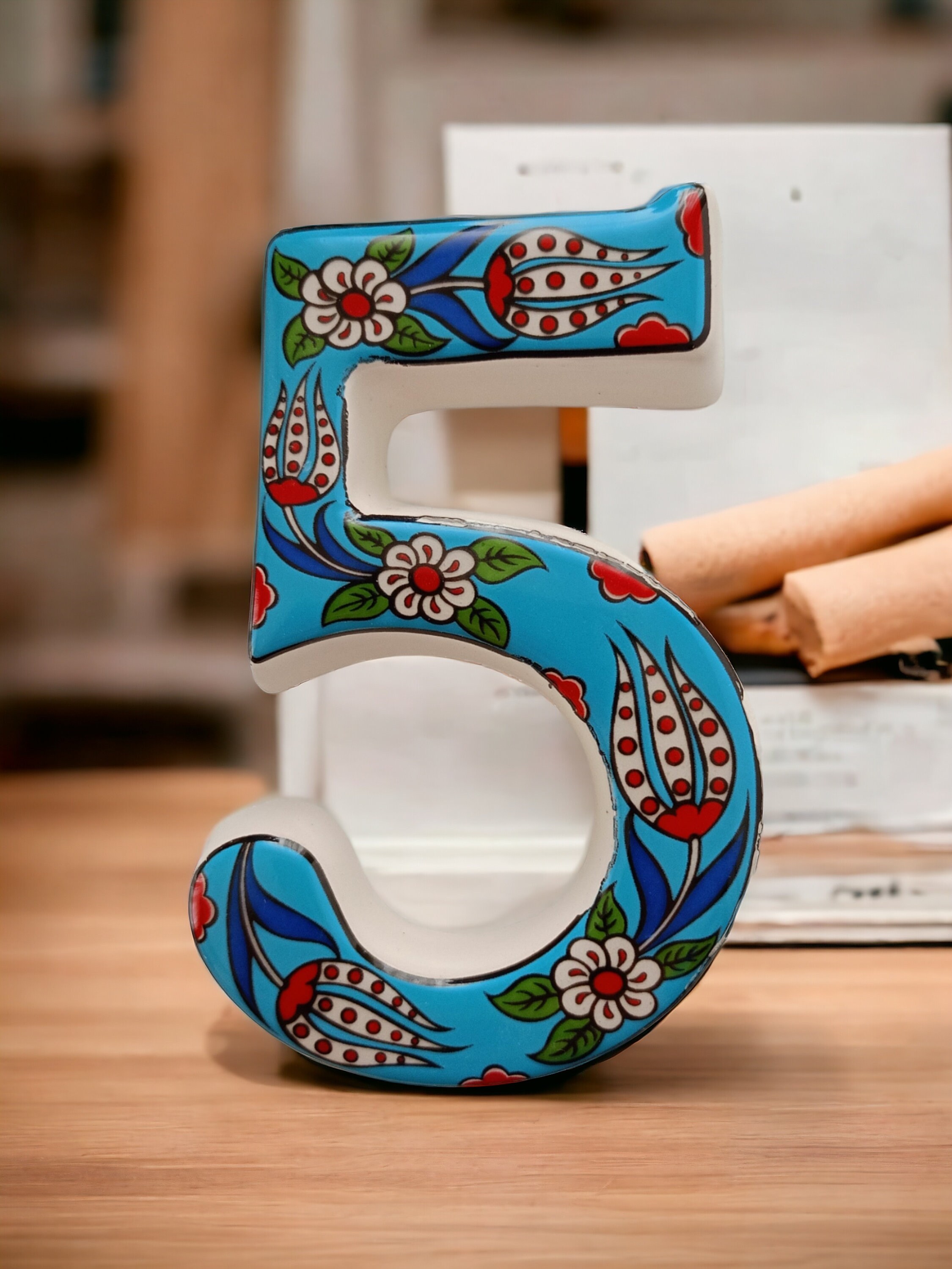 Handmade Ceramic House Numbers, Ceramic Address Plaque and Numbers ...