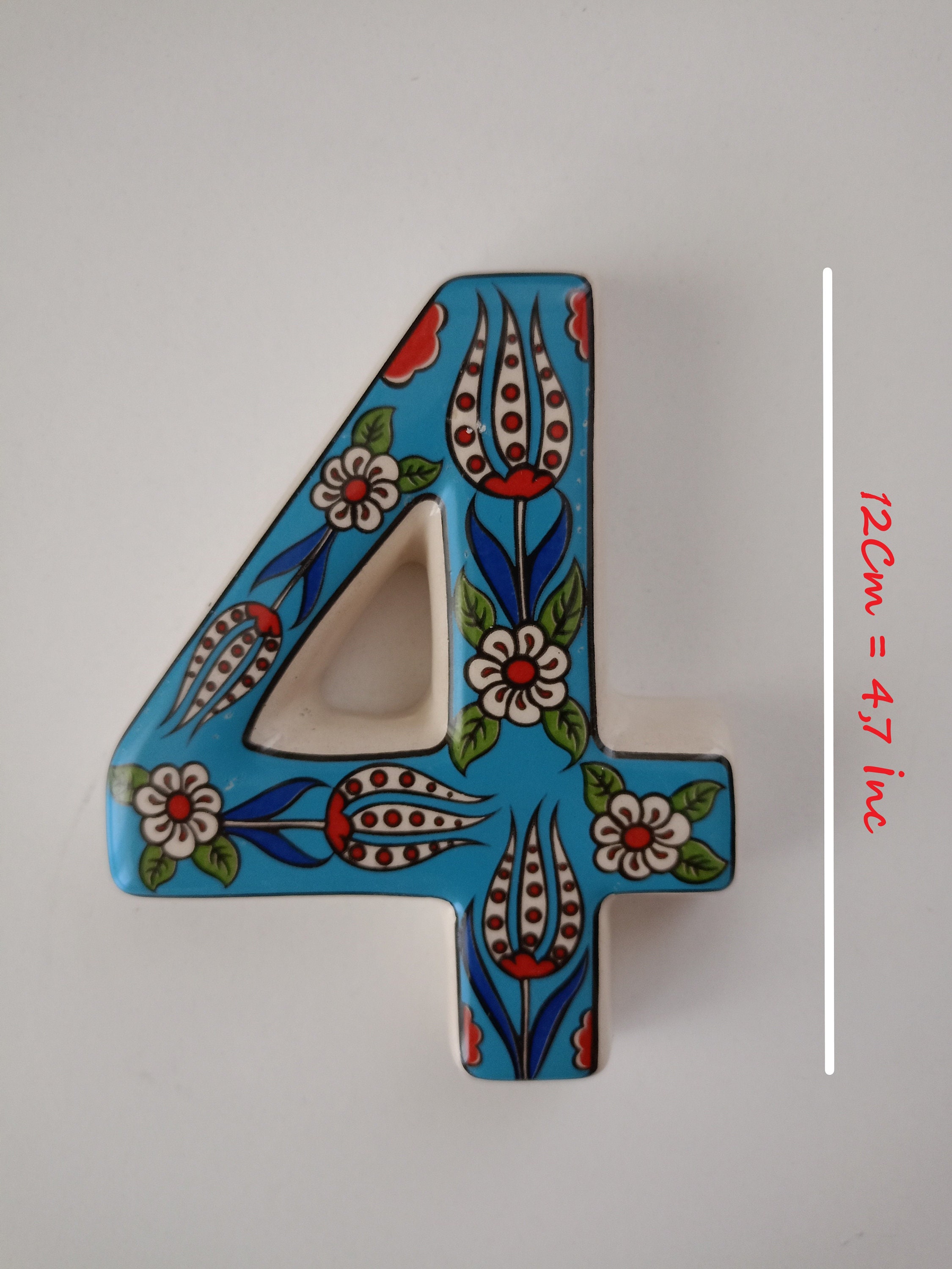 Handmade Ceramic House Numbers, Ceramic Address Plaque and Numbers ...