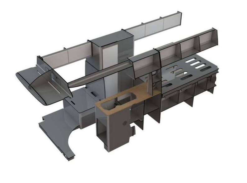 LWB Sprinter / LWB Crafter Furniture Kit PRE 2017 High End Morland ...