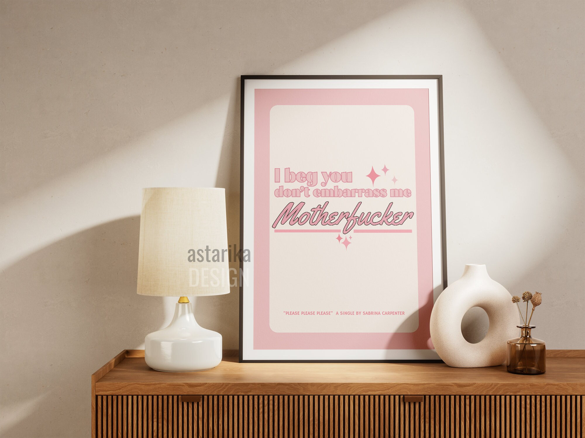 Sabrina Carpenter Please Please Please Printable Wall Art, Instant ...