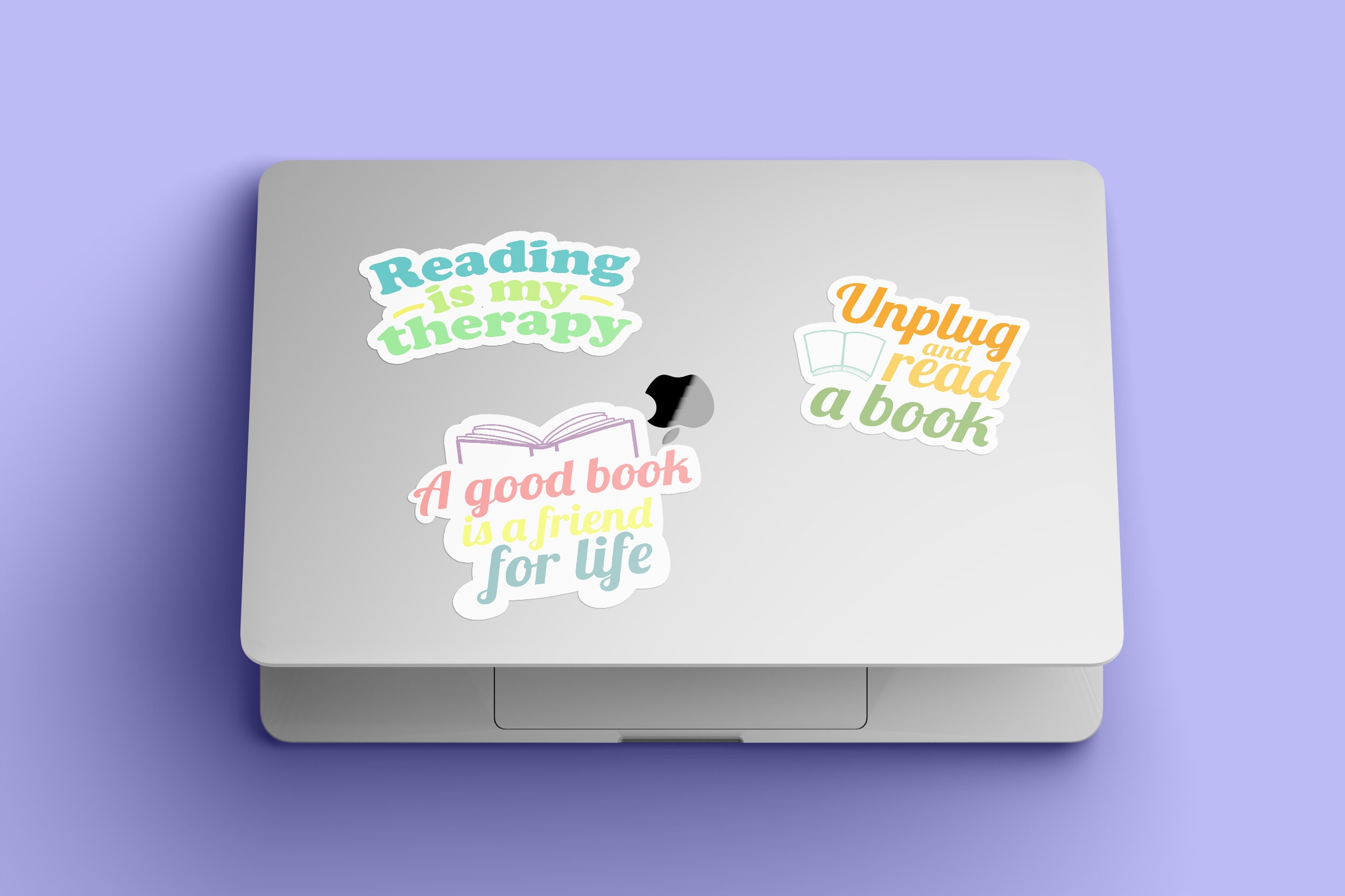 Bookworm Sticker Set, Digital Printable Stickers, Book Lover Gift ...
